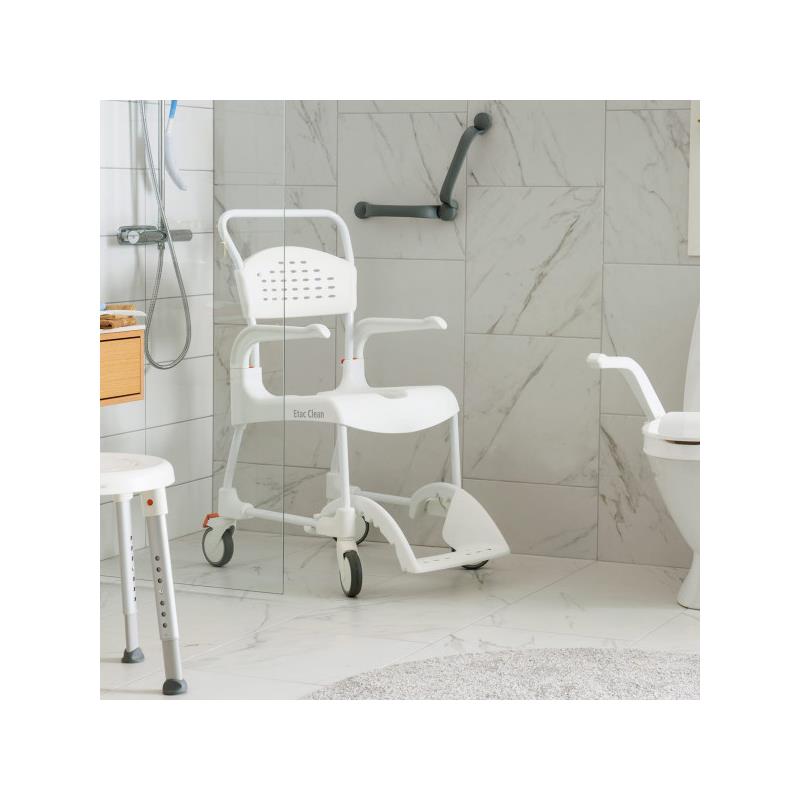 Silla de ducha y wc CLEAN 49 cm. Color verde