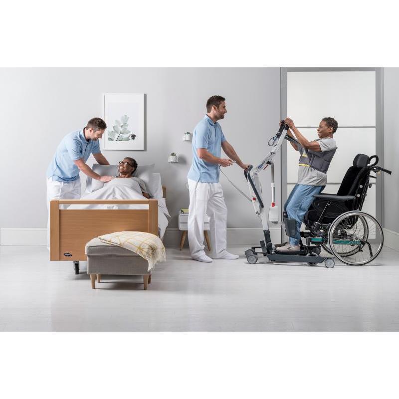 Grúa bipedestación Invacare Isa Compact 140 kg con eslinga a elegir.
